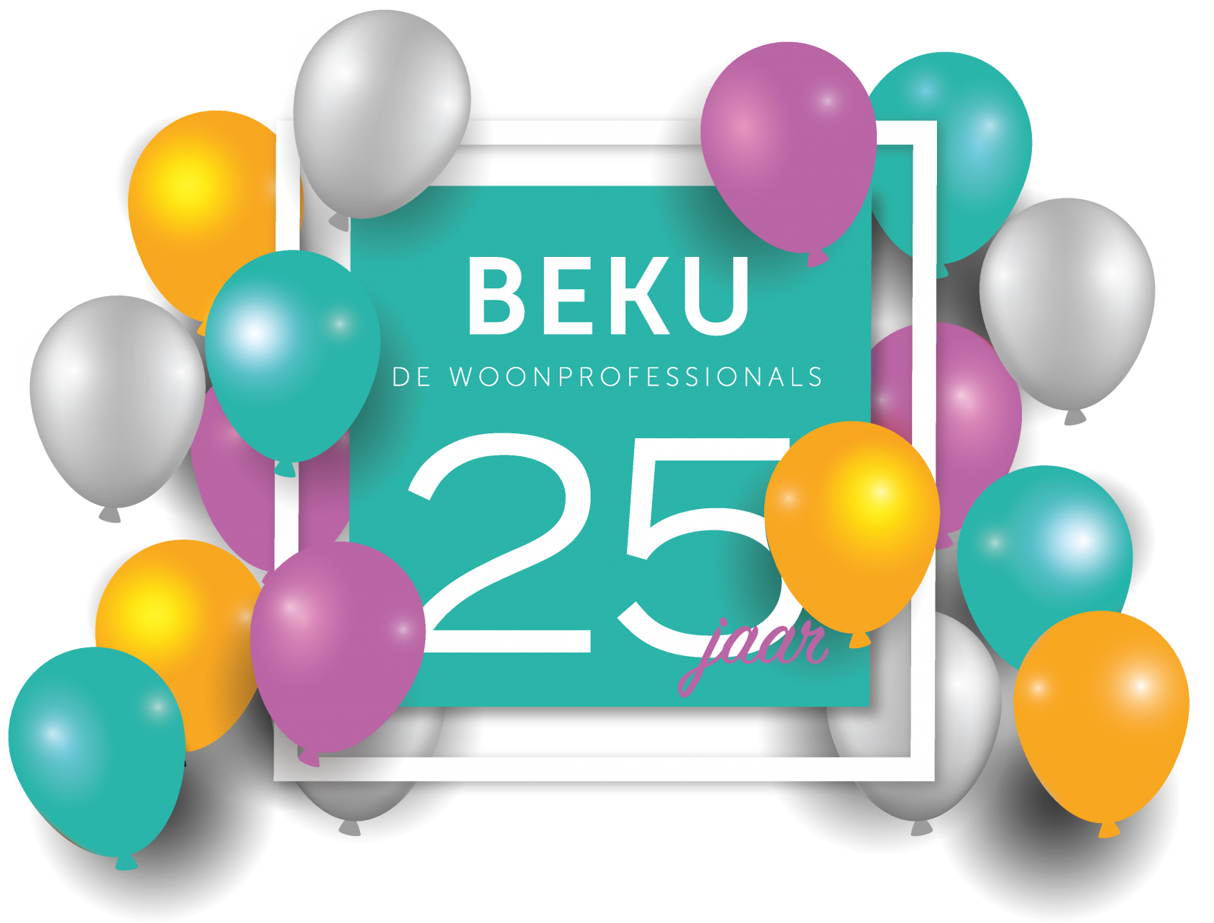 LOGO BEKU 25 jaar vballoon - | HOME MADE BY_BEKU